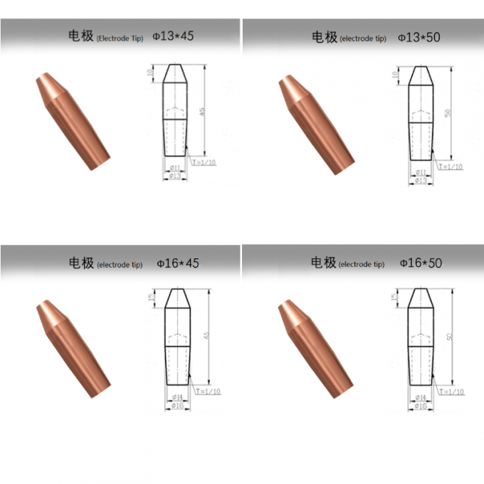 Spot Welding Cap Torch Tips Spot Tip Electrodes Welding Accessories
